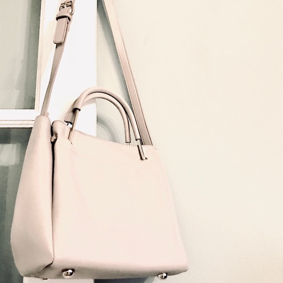 Noir Luxe | Bags | Noir Luxe Small Classic Handbag Bone | Poshmark